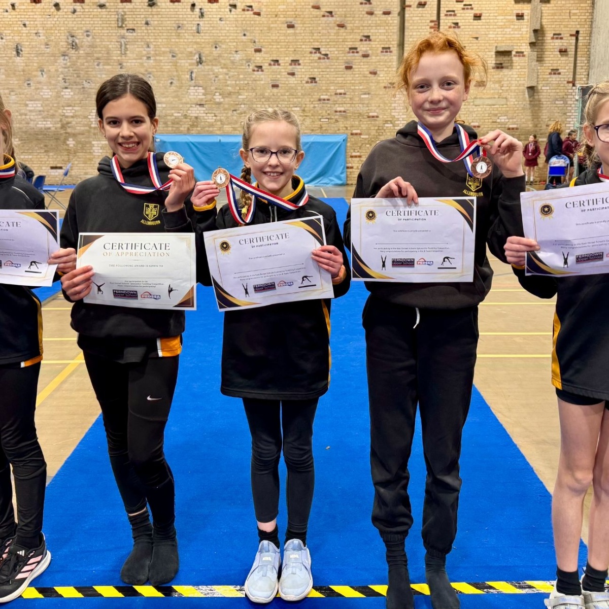 Allenbourn Middle School - Team Tumbling Championships